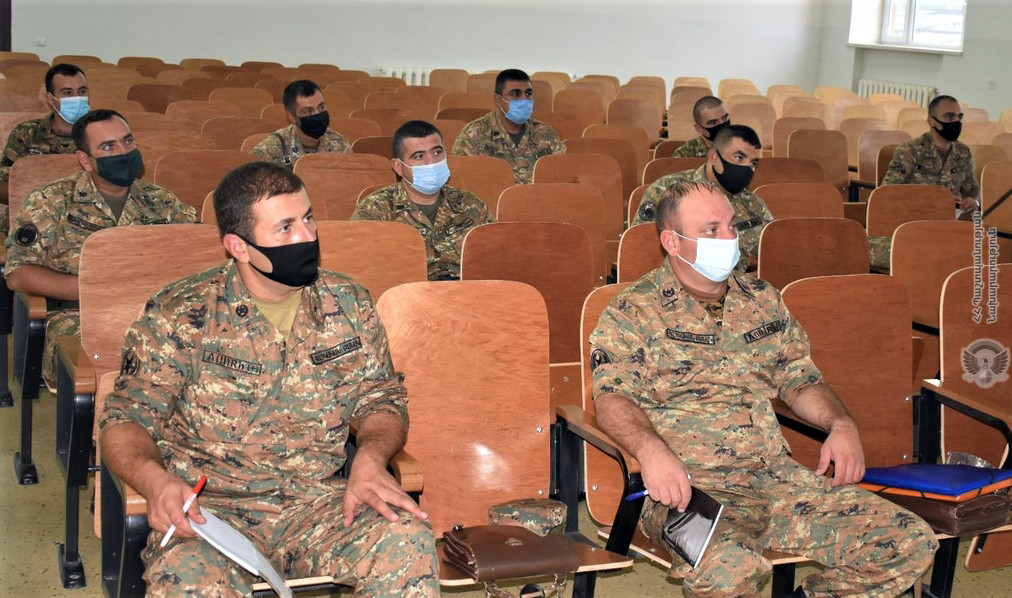 Commanding gatherings in the first military formation